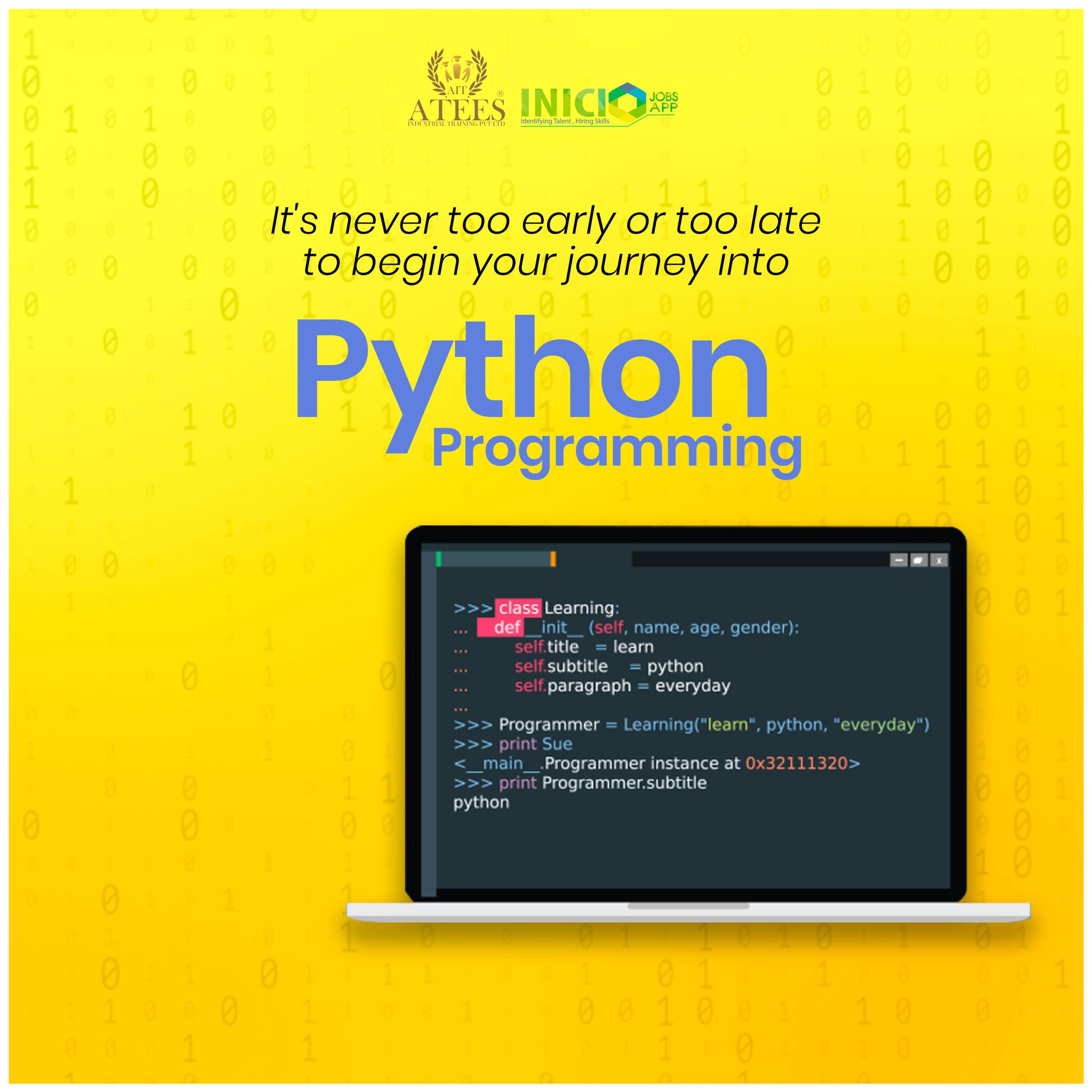 Learn Python Programming | ATEES INDUSTRIAL TRAINING